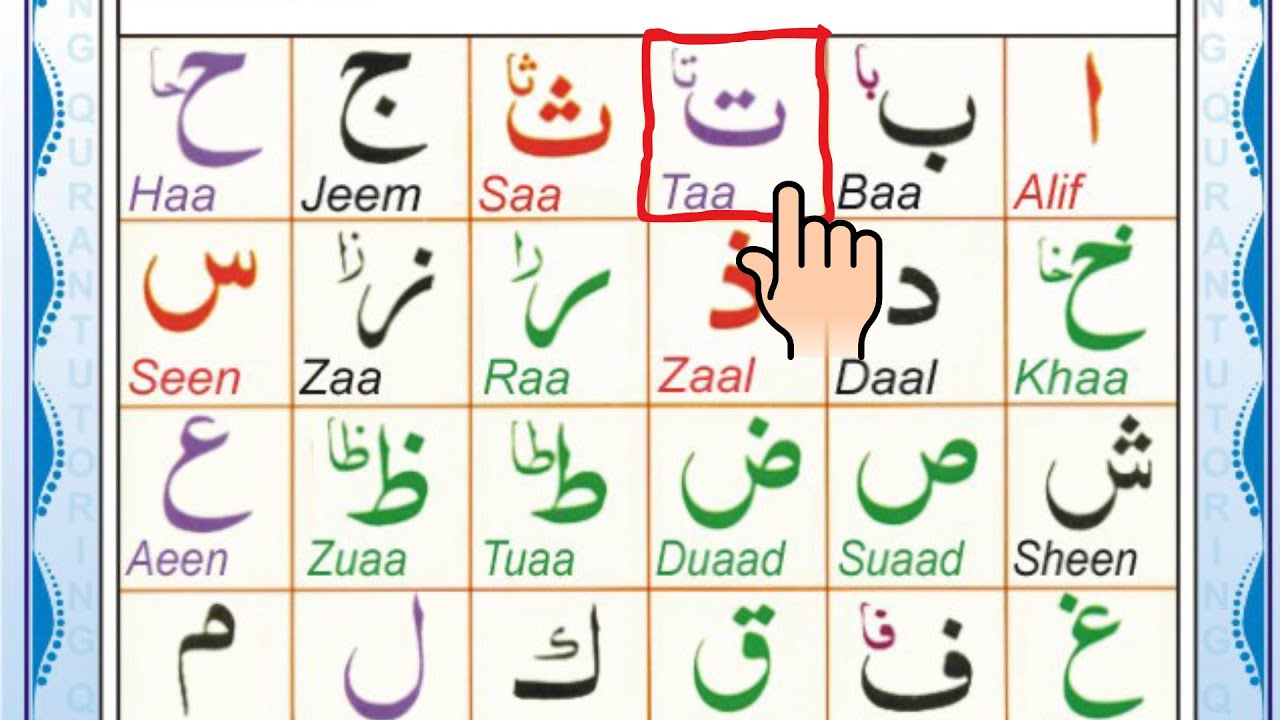 Quran | Alif Baa Taa | Qaida Nuraaniyah Lesson 01 |Learn Arabic |Arabic ...