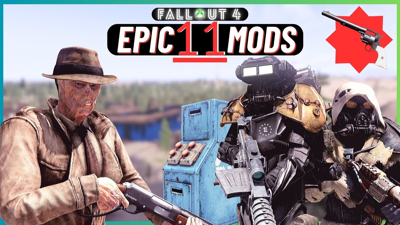 11 EPIC Fallout 4 MODS to try in 2024 - Xbox + PC - YouTube