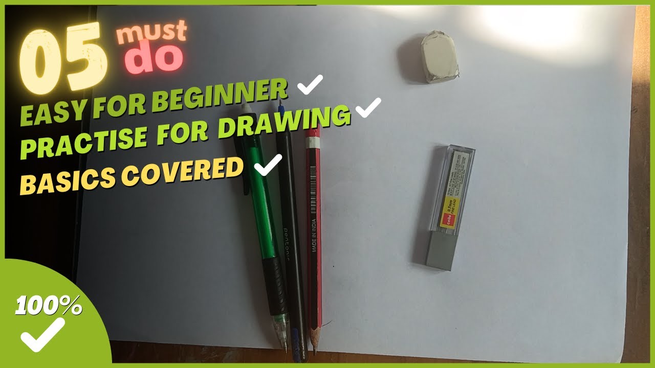 How to improve in drawing / art , beginner guide , Super easy practise ...