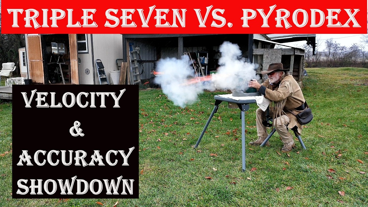 Battle of Black Powder Substitutes: Triple Seven vs. Pyrodex - YouTube