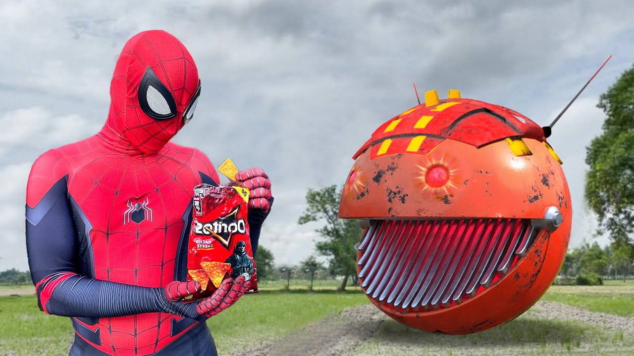 CAPTAIN-AMERICA vs SPIDER-MAN vs PAC-MAN #2 | Compilation Video |# ...