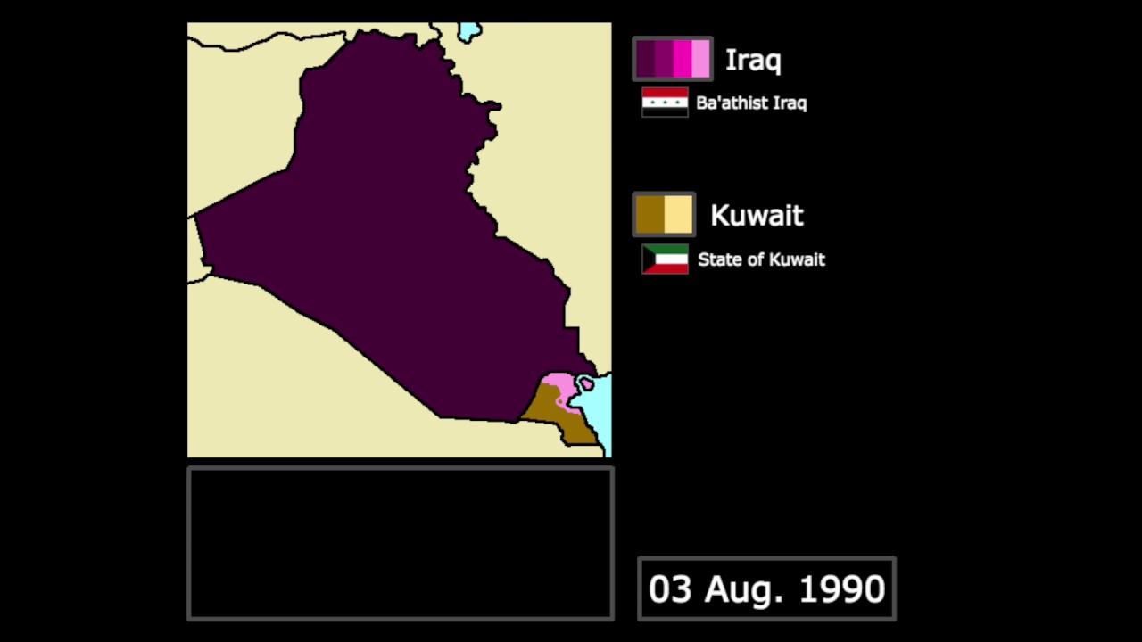 [Wars] The Iraq-Kuwait War (1990): Every Day - YouTube