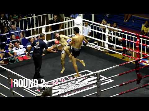 Mohsen From Iran At ALIS BOXING GYM Fight In Bangla Stadium Vs Jojel From America AT phuket top team