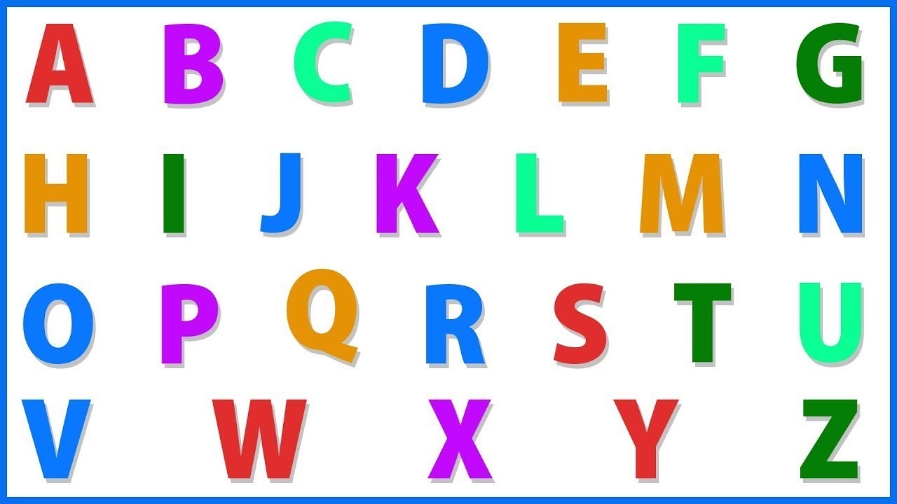 English capital and small alphabets, Aa Bb Cc Dd, abc for kids, abcd ...