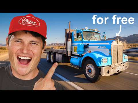 We Saved a Vintage Semi Truck to Give Away for FREE