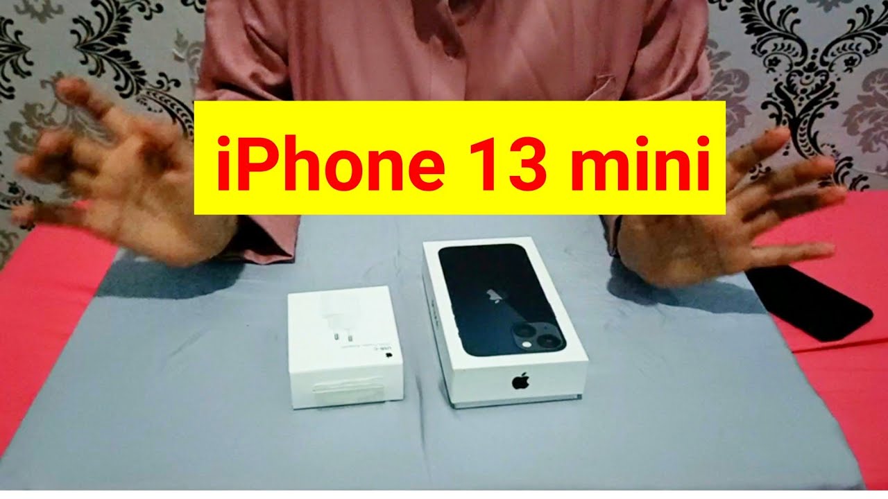 Unboxing and review hp iPhone 13 mini | warna midnight - YouTube