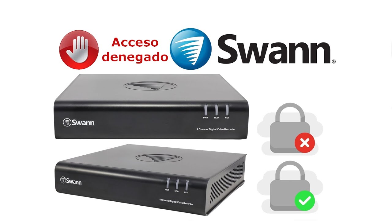 COMO RECUPERAR CONTRASEÑA DE DVR SWANN (DVR-44350) - YouTube
