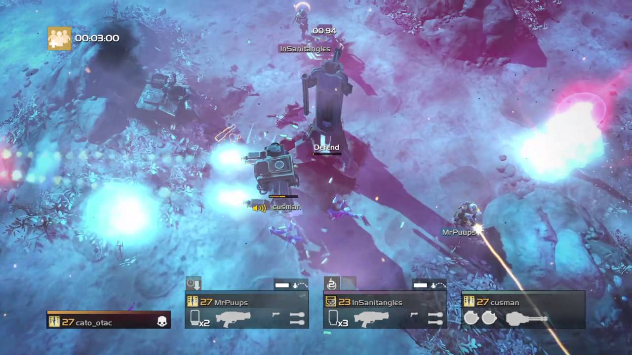 Helldivers - EXO-48 'Obsidian' vs Illuminates (Level 10) - YouTube
