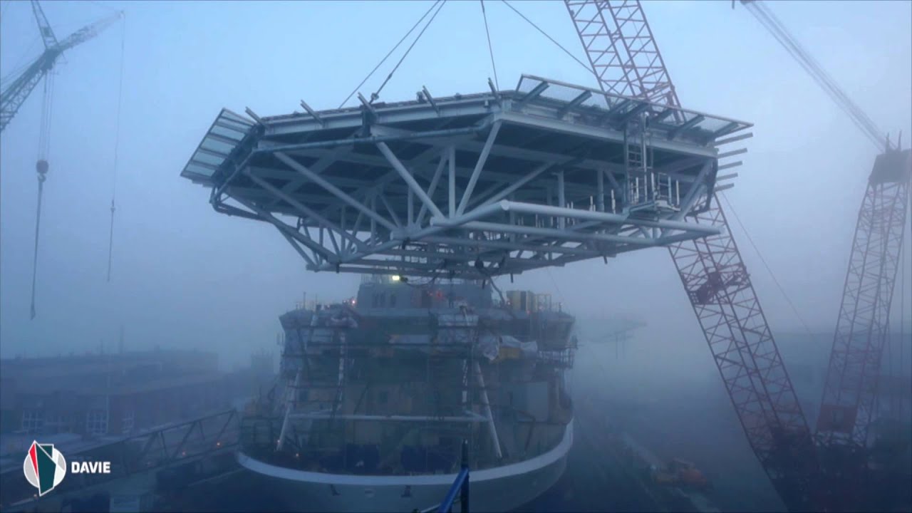 H717 - Helicopter Deck Installation - YouTube