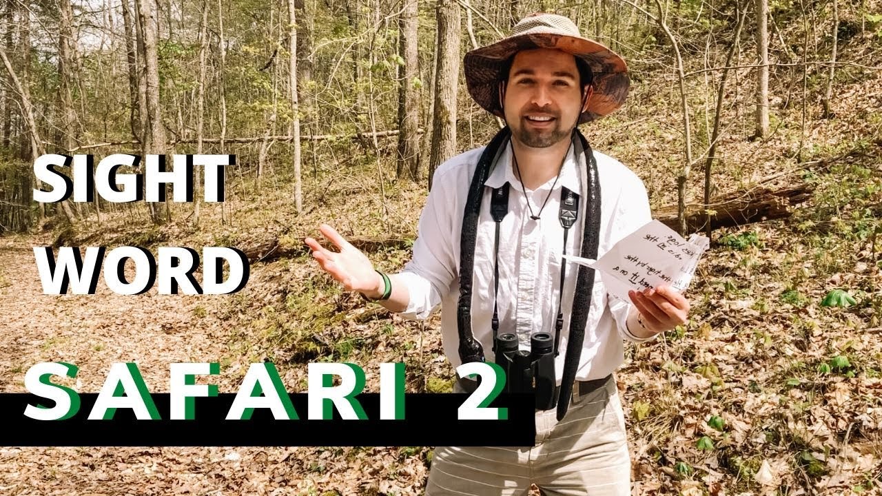 Sight Word Safari 2--Kindergarten Sight Word Adventure - YouTube