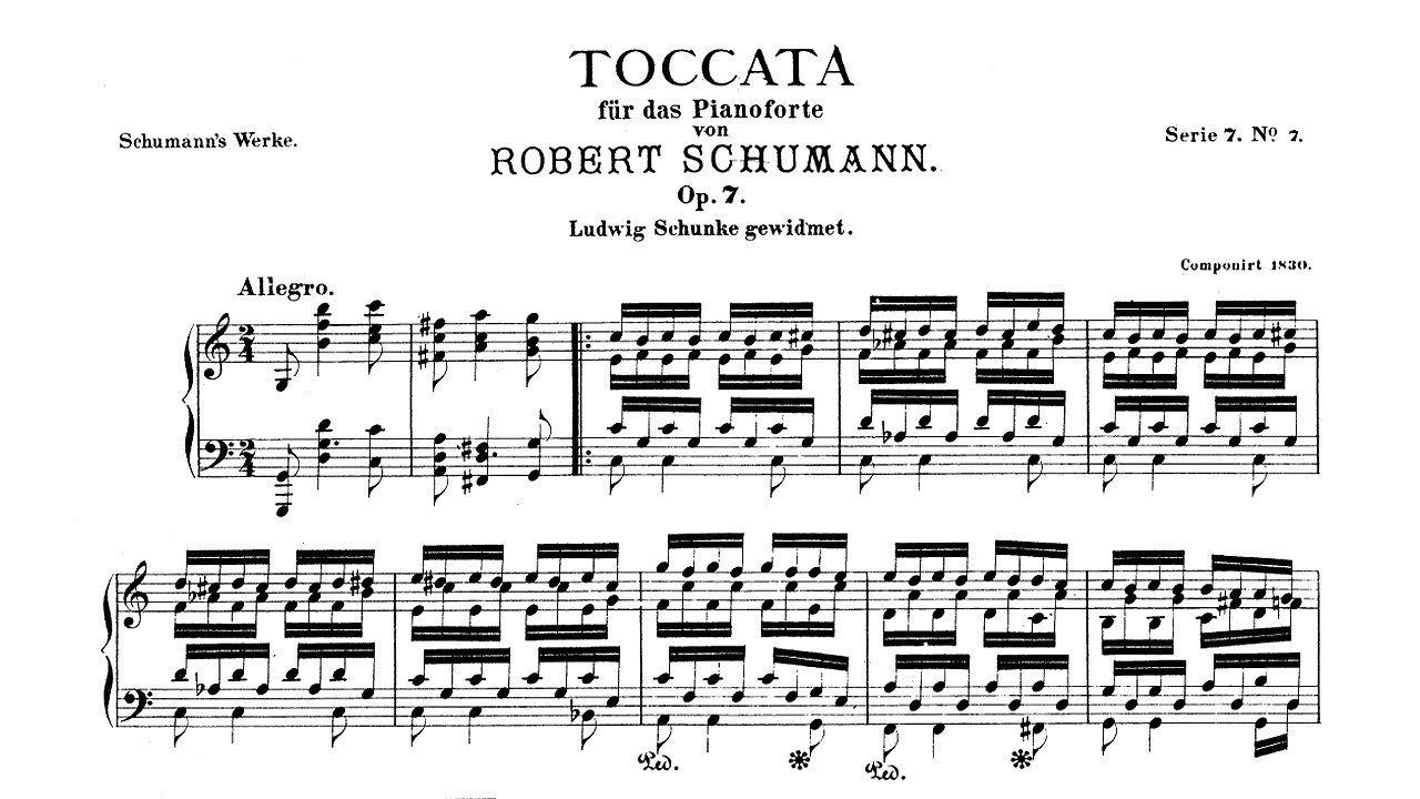 Schumann: Toccata in C major Op. 7 - Şahan Arzruni, 1969 - MHS 1843 ...