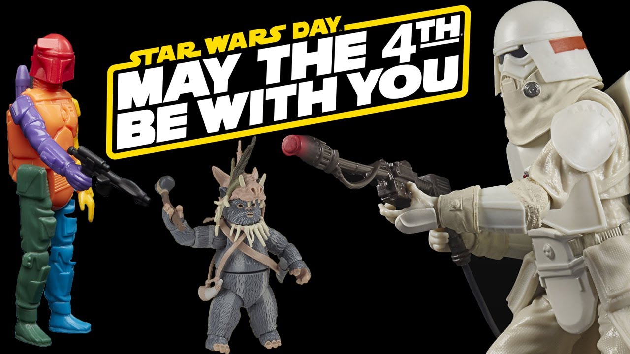 Hasbro's May The 4th Star Wars The Vintage Collection, Retro and Black ...
