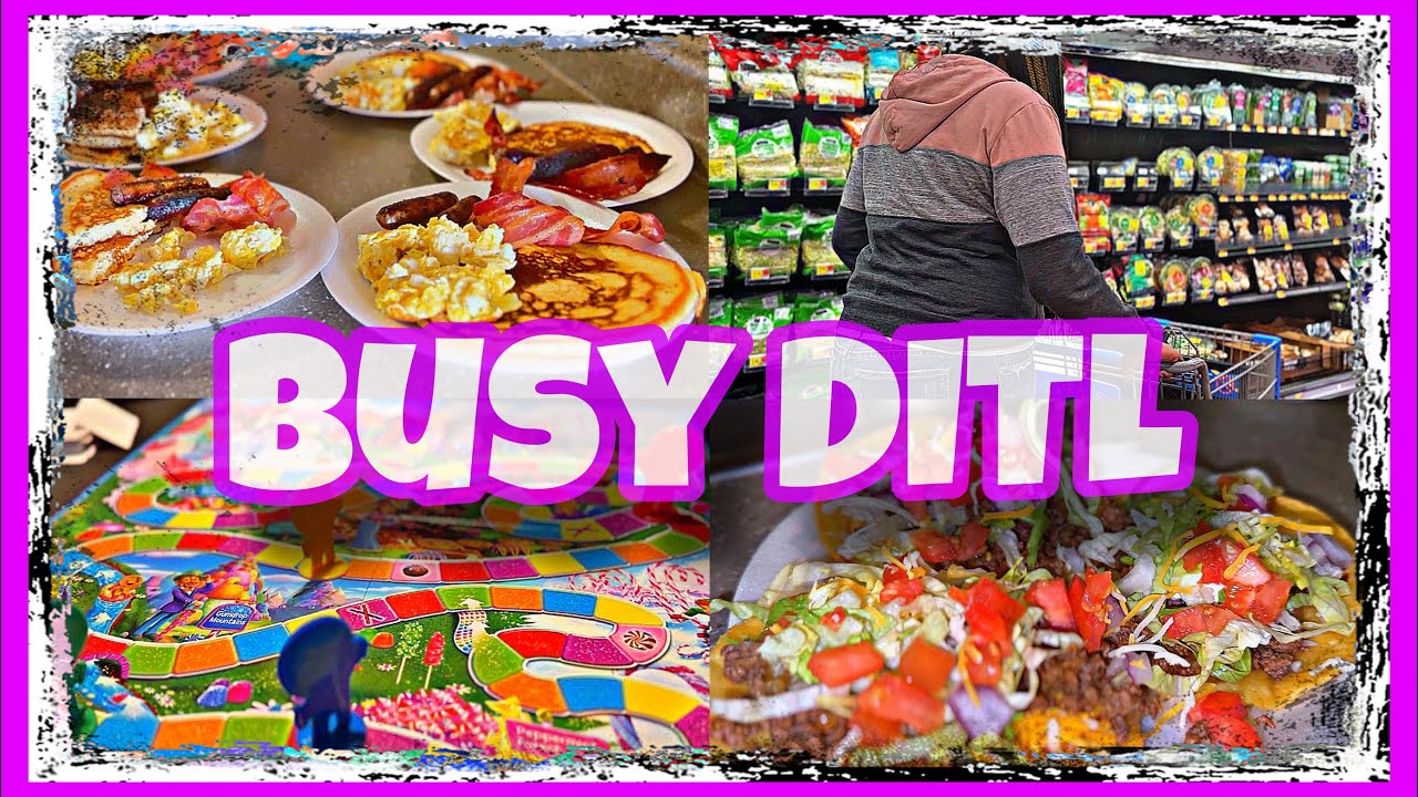 DITL | Best breakfast EVER ~ Hair store & Walmart + grocery Shop w/me ...