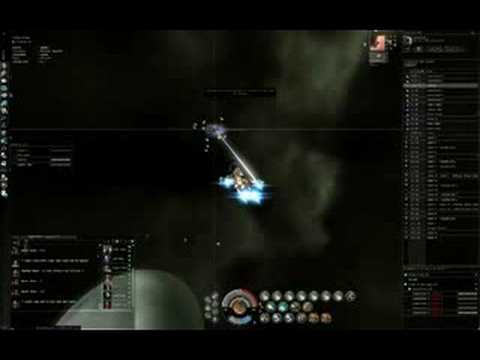 EVE Online - Corp Duel - Harbinger vs Hurricane - YouTube