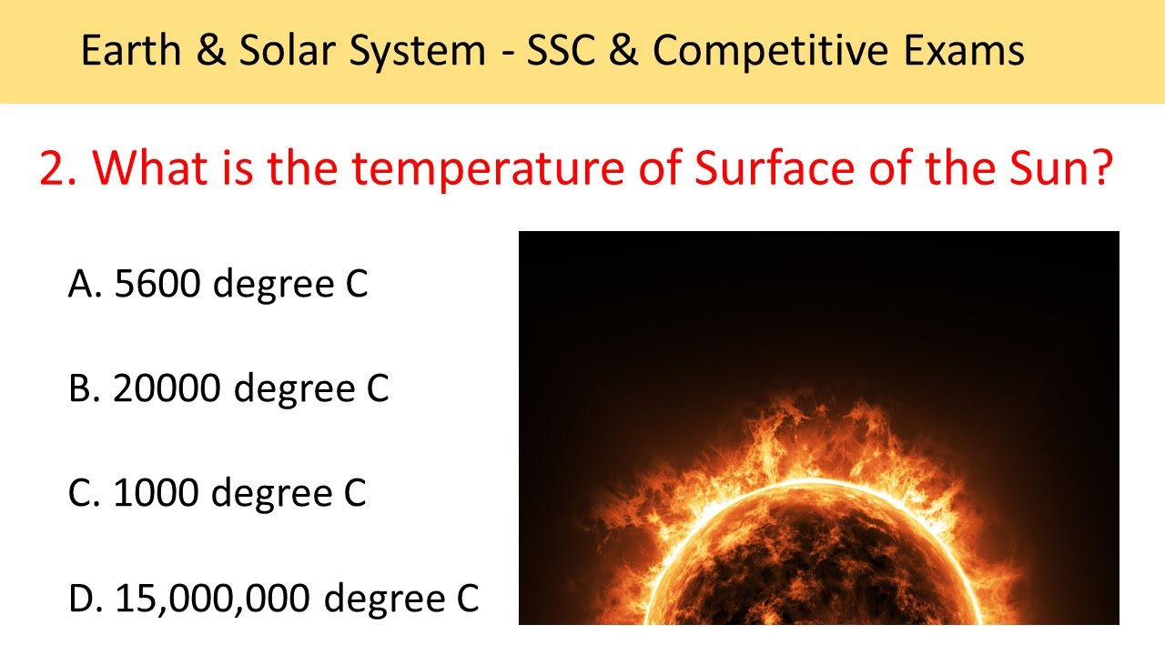 Solar system | SSC Question and Answers | General Knowledge | GK | Quiz ...