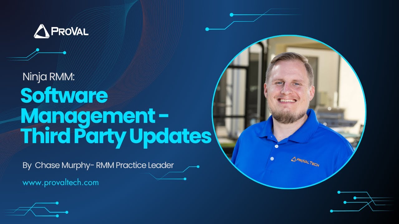 Ninja RMM: Software Management - Third Party Updates - YouTube