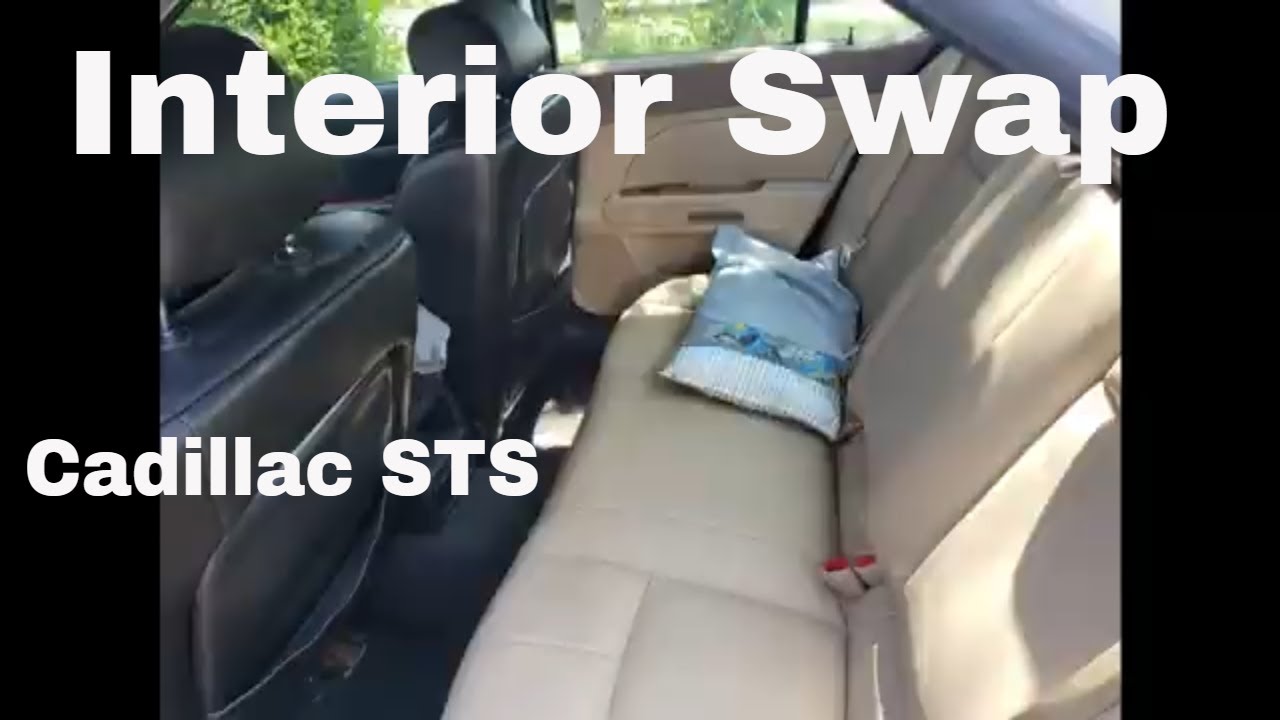Cadillac STS Interior Swap, 2005-2011, Back Seats, Package Tray,Sides ...