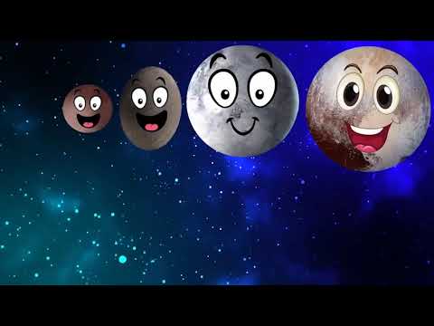 Hungry DWARF Planets | Planet SIZES for BABY | Funny Planet comparison ...