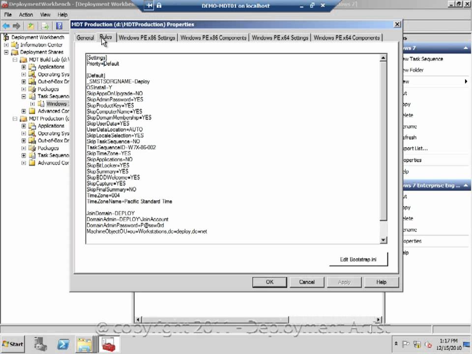MDT 2010 Lite Touch - Unleashed, part 6 of 27 - YouTube
