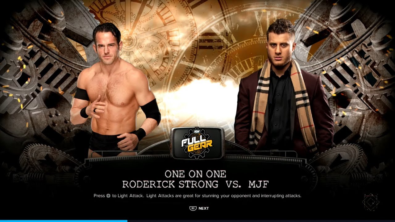 AEW Full Gear 2024 MJF vs Roderick Strong - YouTube