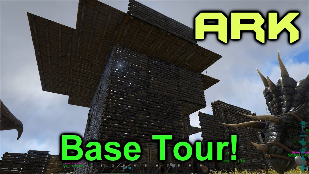 ARK: Survival Evolved - Base Tour! - YouTube