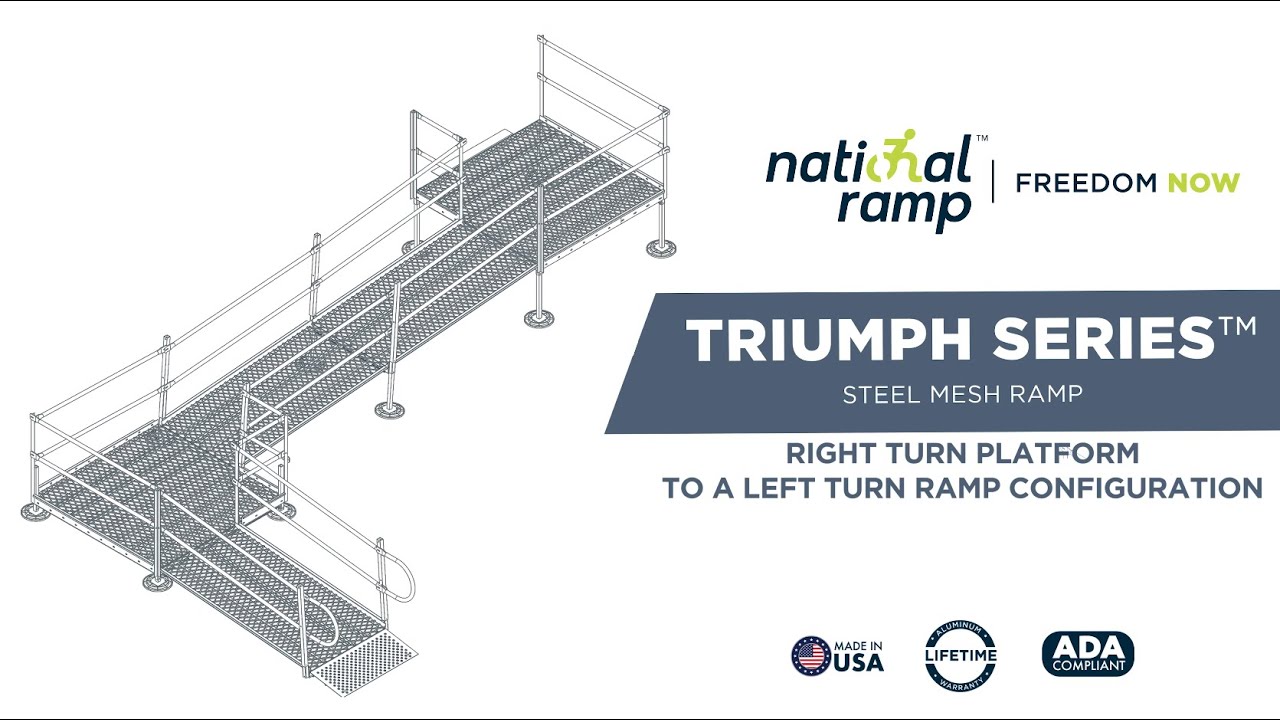 Triumph Right Turn Platform to a Left Turn Ramp Configuration - YouTube