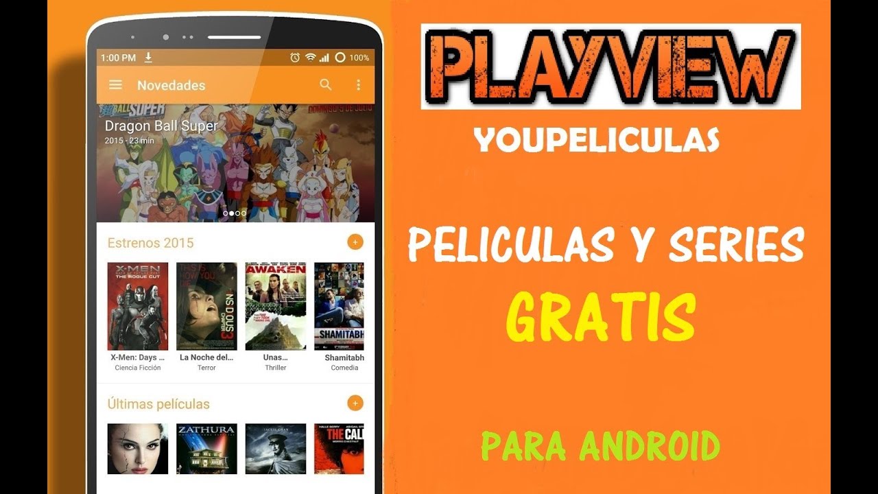 PlayView Películas y series en HD para android - YouTube