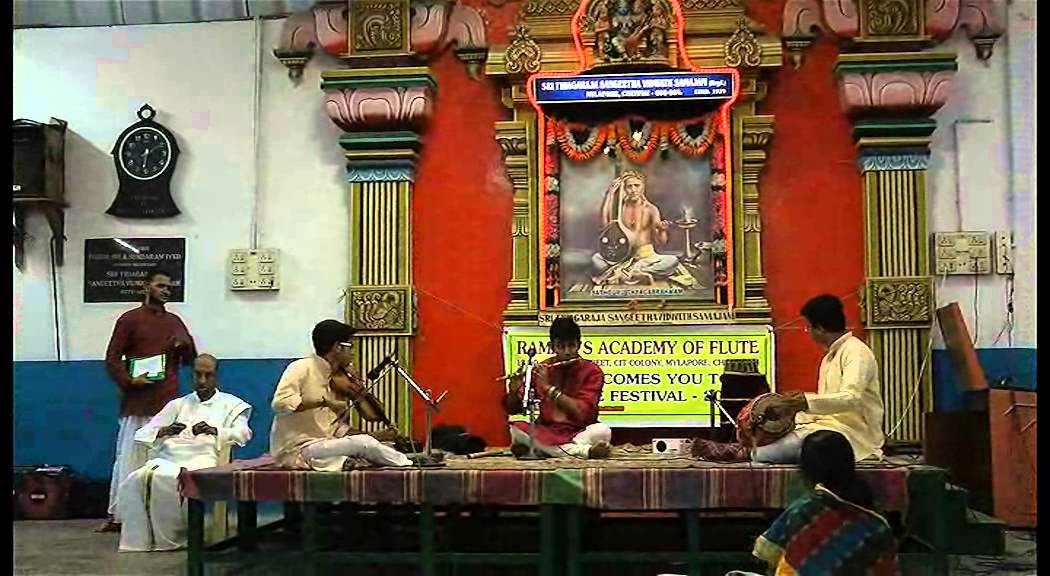 Dr N Ramani appreciates Praveen's flute performance in Chennai - YouTube
