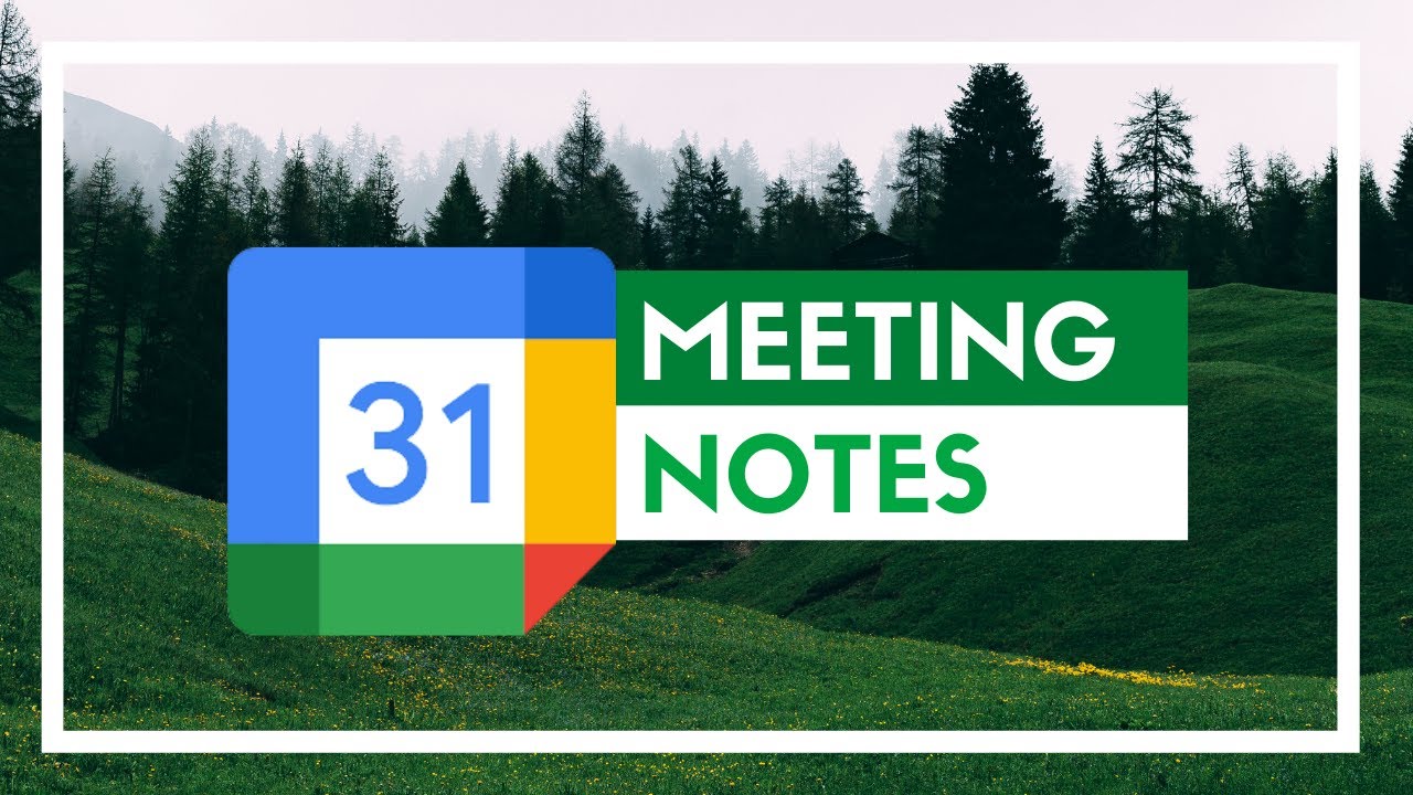 CARA MEMBUAT MEETING NOTES DI GOOGLE CALENDAR - YouTube