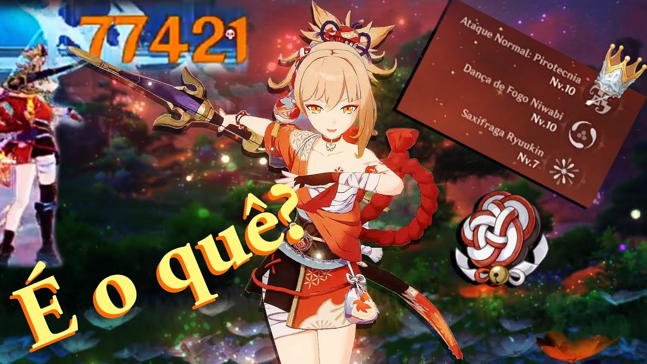 Minha build F2P da Yoimiya é insana! - Builds de Genshin Impact #15 ...