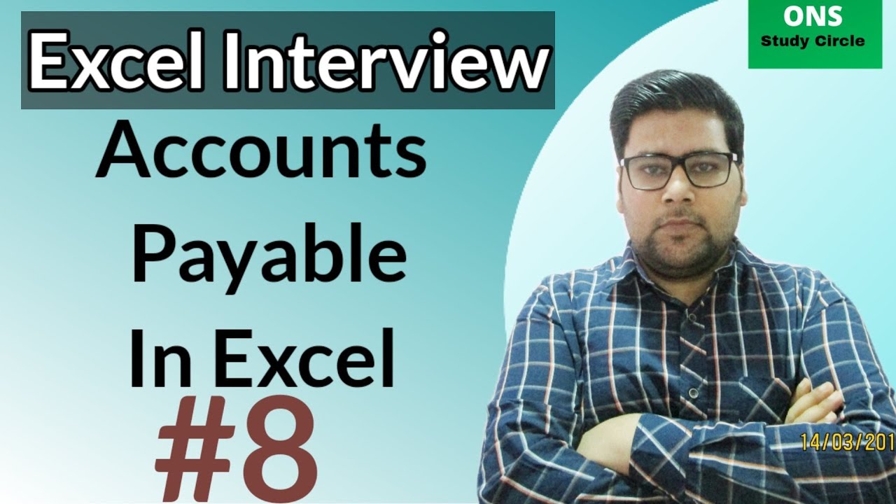 Excel Test For Job Interview 2021 | Accounts Payable Work In Excel ...