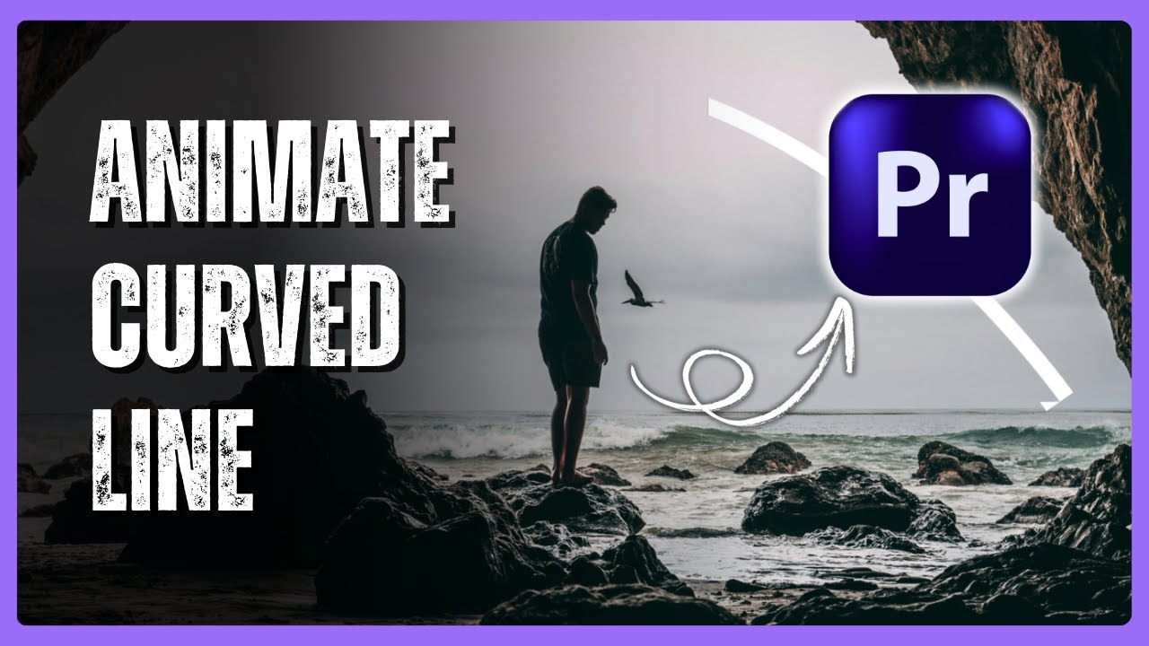 How to Animate a Curved Line in Premiere Pro | Pen Tool Method - YouTube