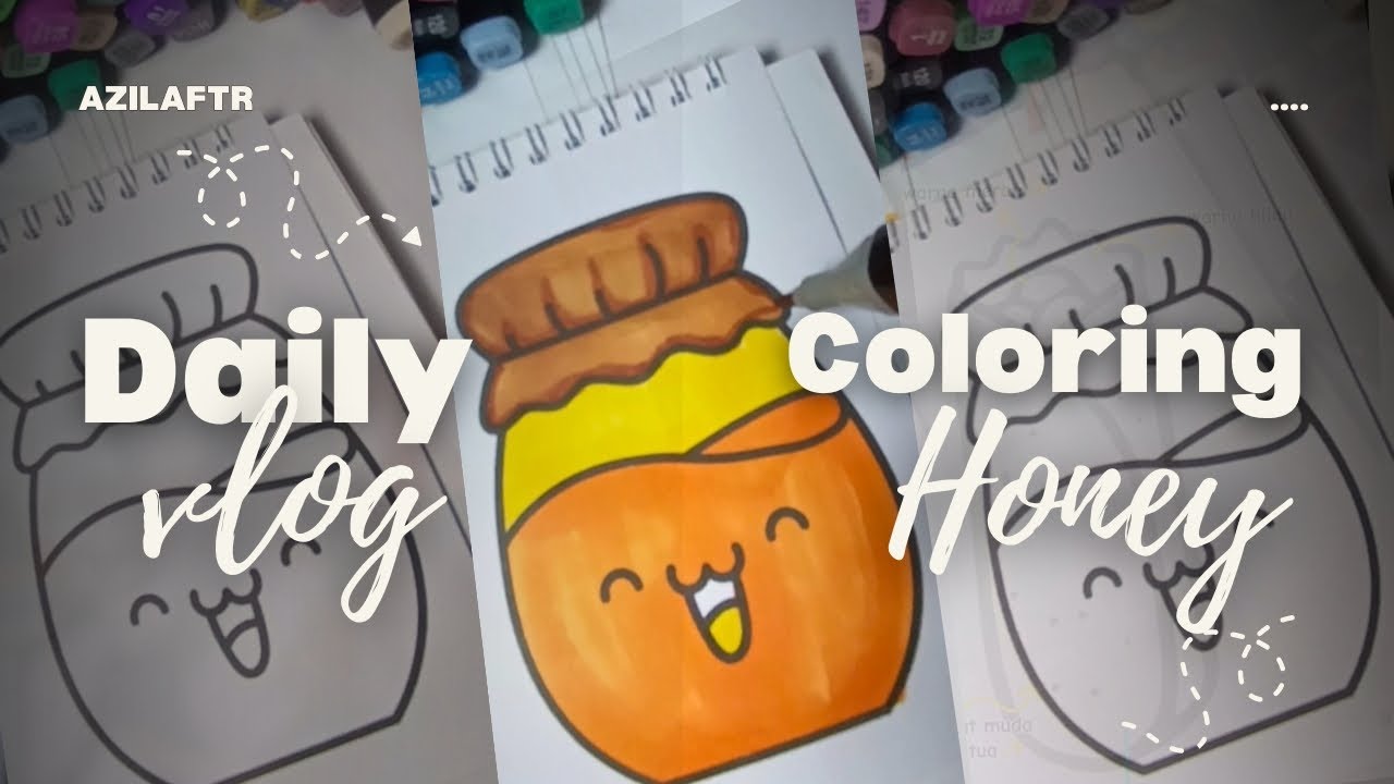 Coloring Honey | Cerita Sambil Mewarnai | Mewarnai Madu - YouTube