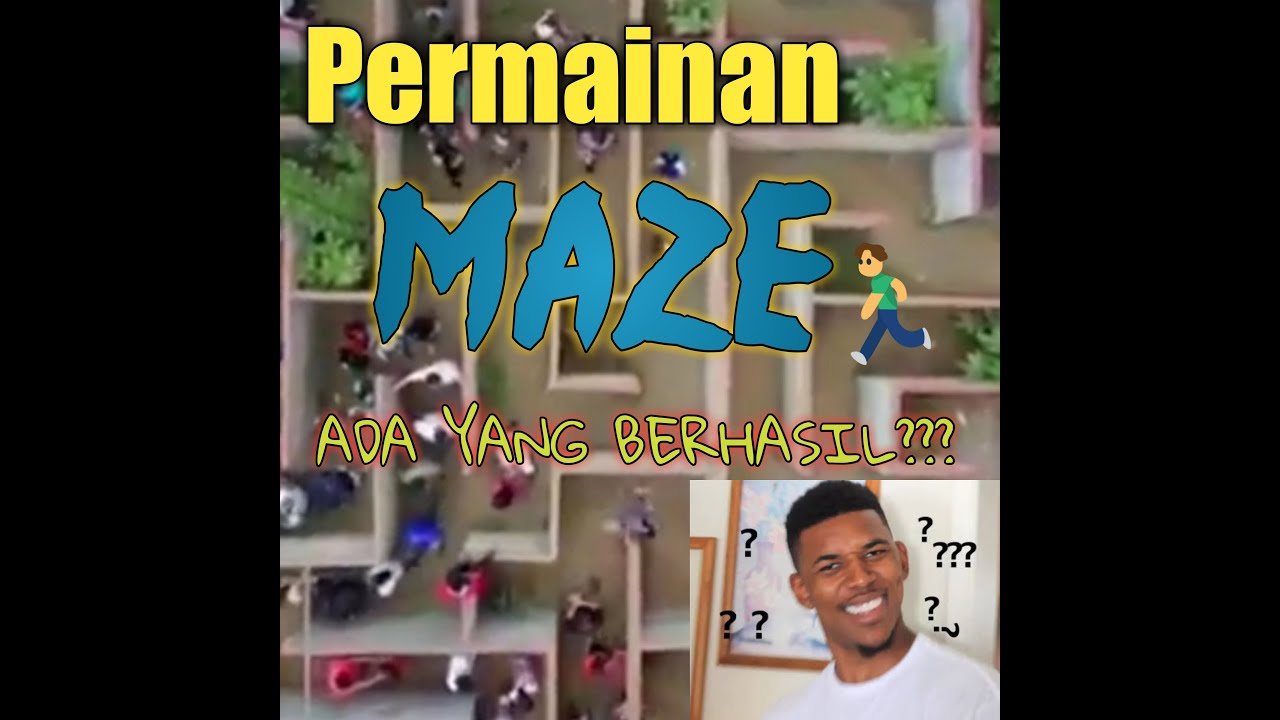 GAME MAZE Di Dunia Nyata | SUPER LUCU,BIKIN PUSING!! - YouTube