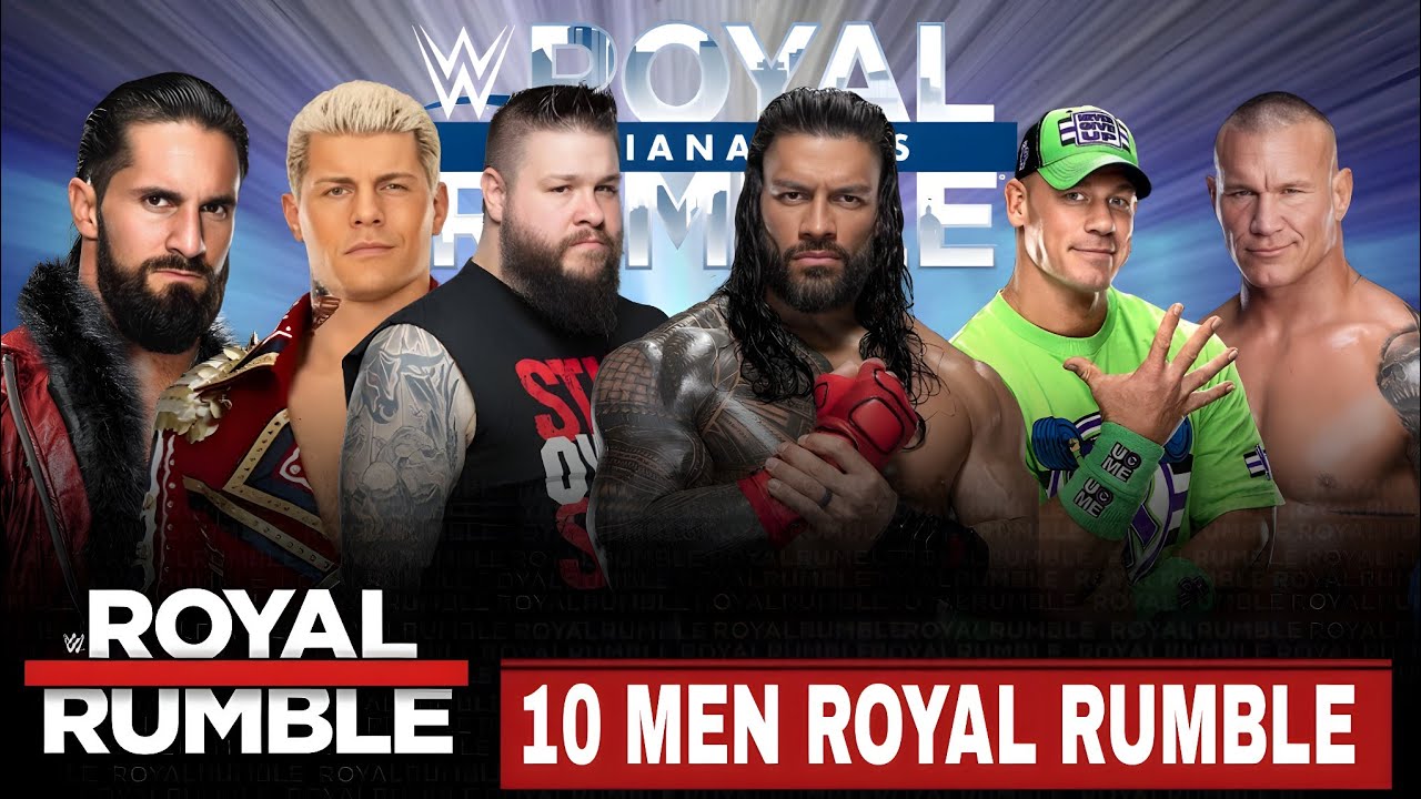 WWE2K24 10 Men's Royal Rumble | Can OTC Roman Reigns Win The Royal ...