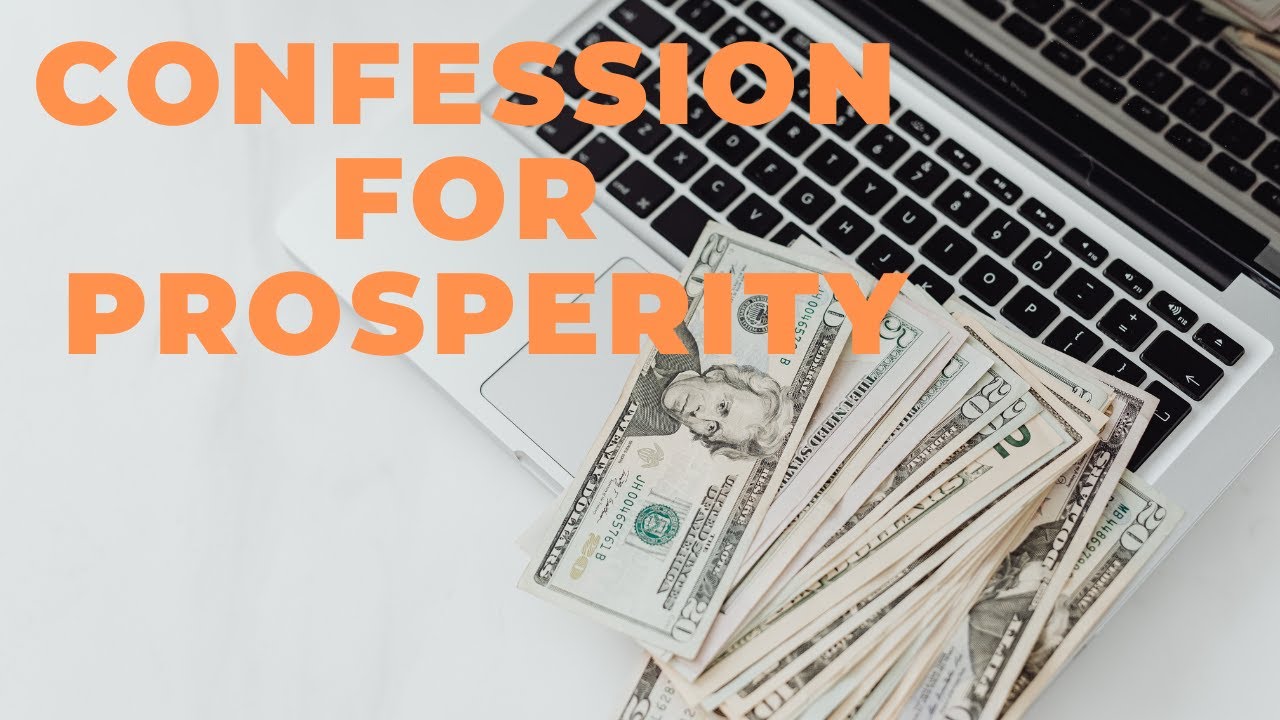 Biblical Confession for Prosperity | Daily Declaration for Financial ...