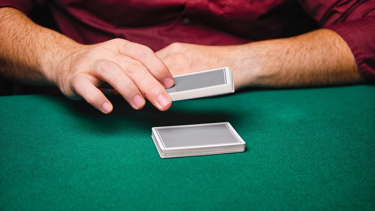How To False Cut A Deck Of Cards | Tutorial - YouTube
