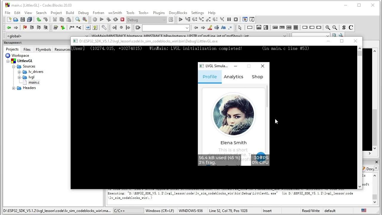 LVGL Lessons On ESP32 03: Simulation Code First Try - YouTube