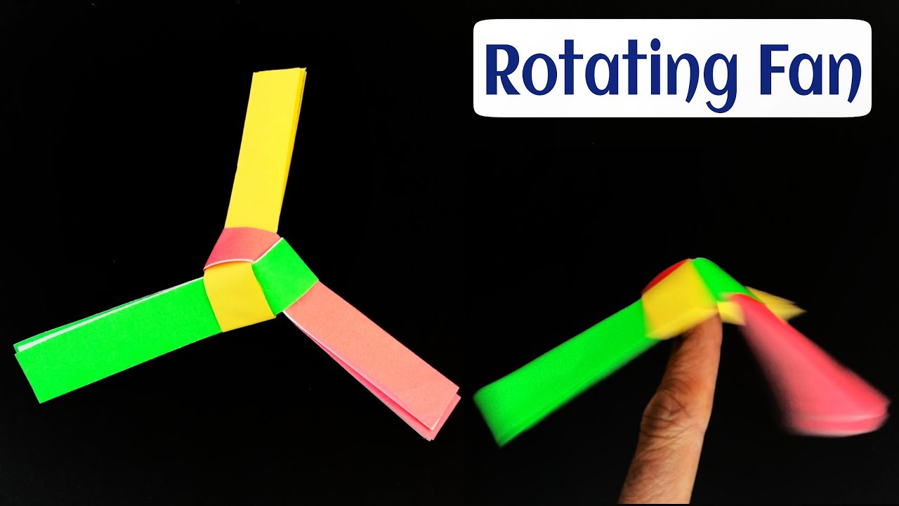 Rotating Paper Fan /Spinner " - DIY Modular Origami Tutorial by Paper ...