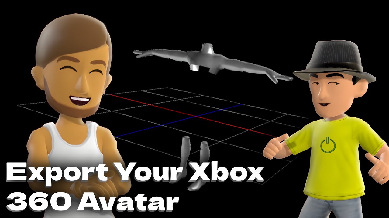 How To Export Your Xbox 360 Avatar - YouTube