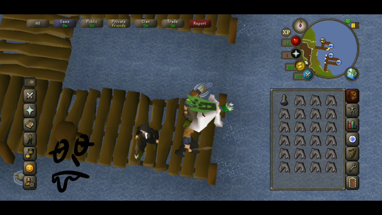OSRS How to fish shark before lvl 76 - YouTube