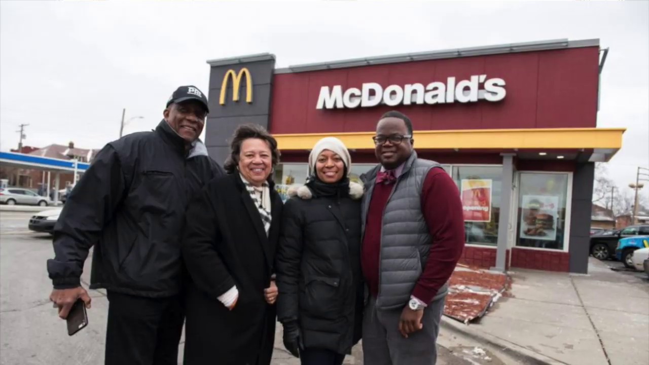 SPS with former Detroit Lion & McDonald's franchisee Jim Thrower at the ...