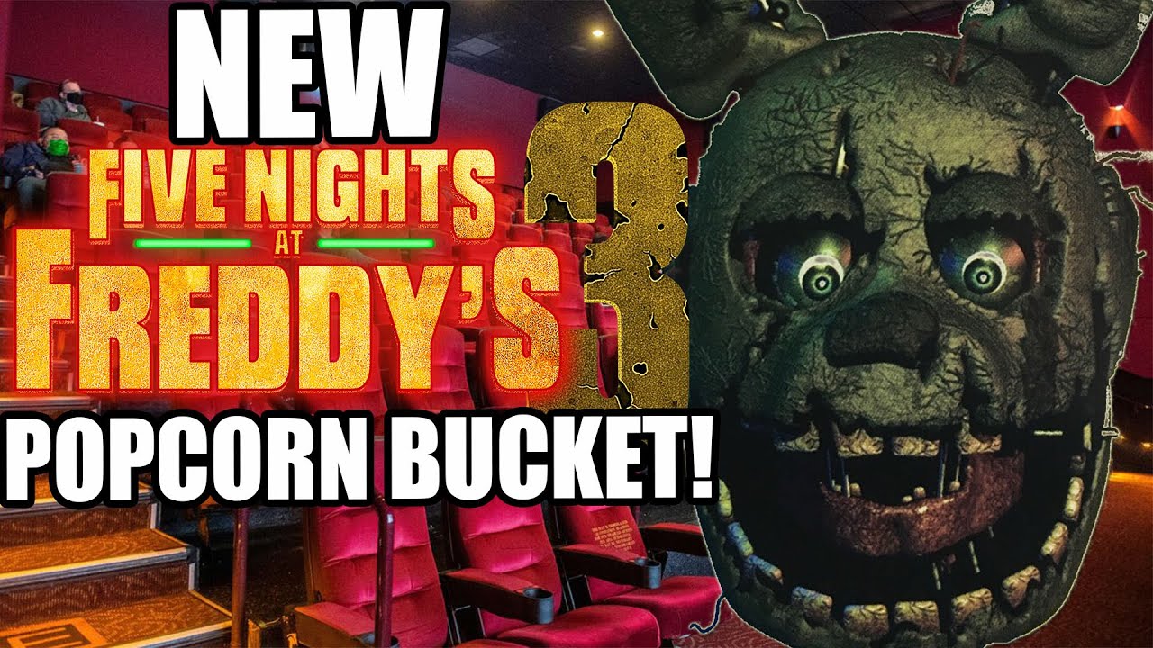 NEW SPRINGTRAP POPCORN BUCKET !? FNAF Movie 3 Merch Discussion - YouTube