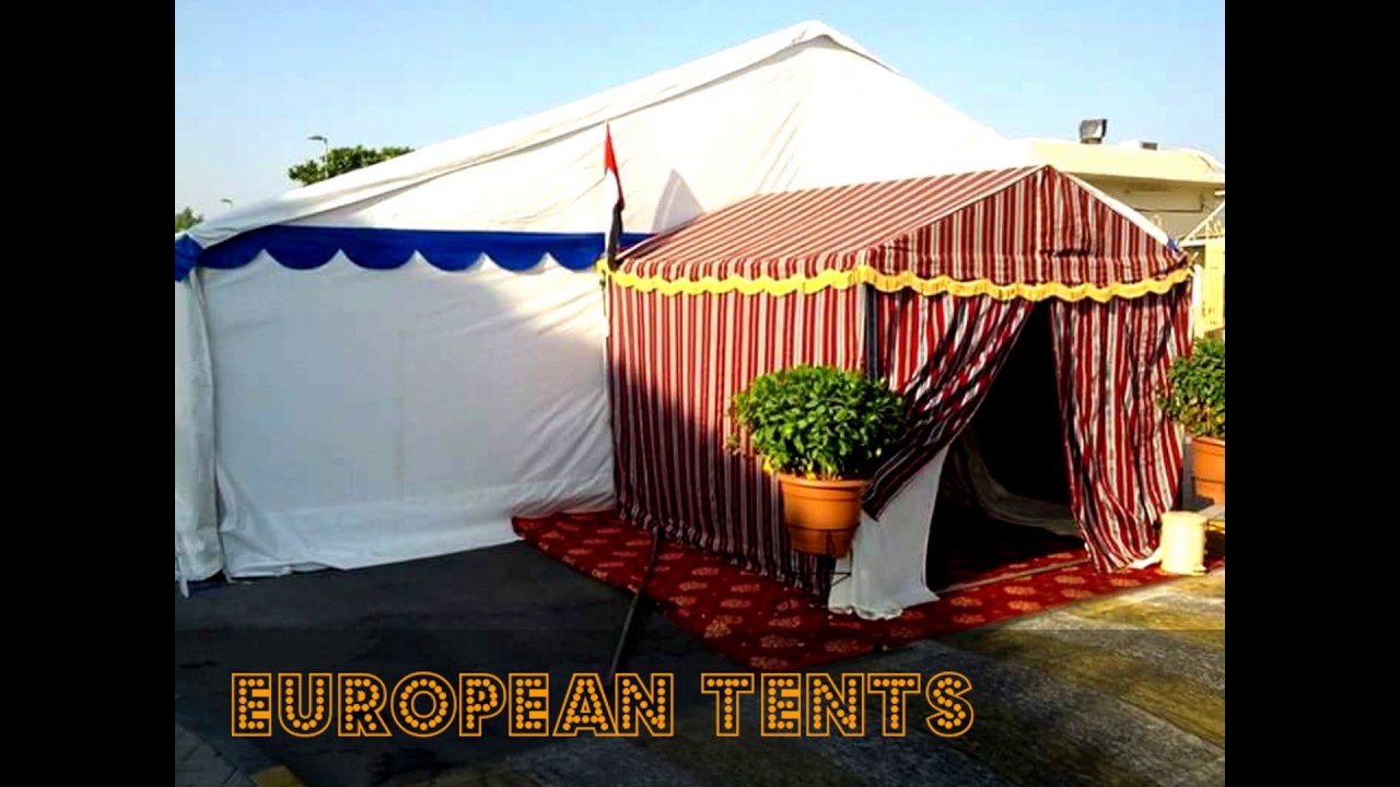 European Tents - Al Arab Tents - YouTube
