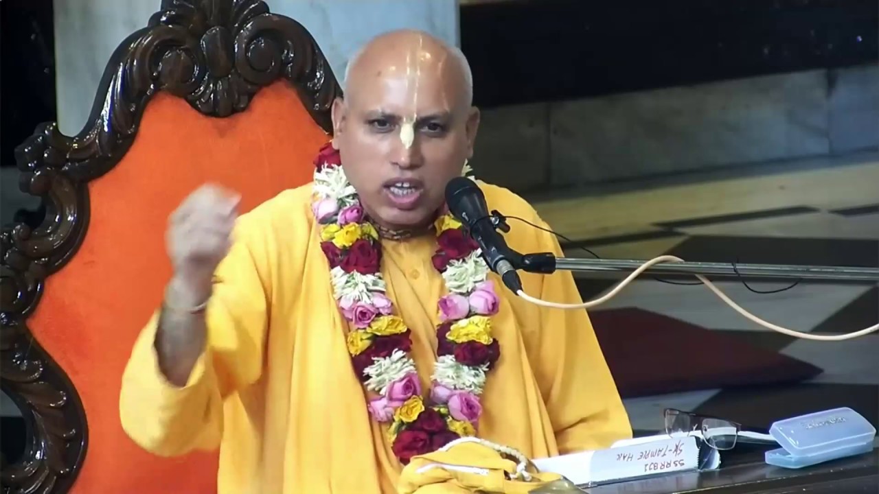 Srimad Bhagavatam Class by Bhakti Vaishnava Ashray swami on 11th Sep ...