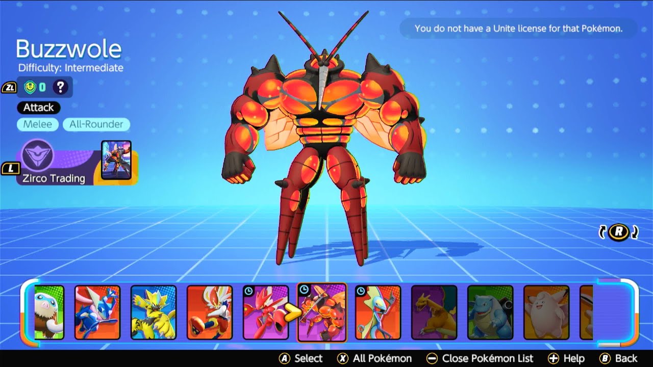 Pokémon unite- Buzzwole puts on the flex - YouTube