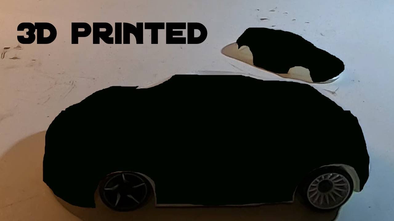3D printed RC Body to fit 1/24 1/27 scale cars - YouTube