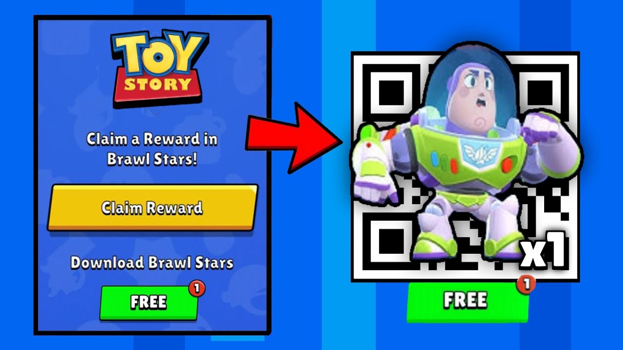 FREE! BUZZ LIGHTYEAR SKIN🥳 QR CODE | BRAWL STAR QR CODES 2024 | BRAWL ...