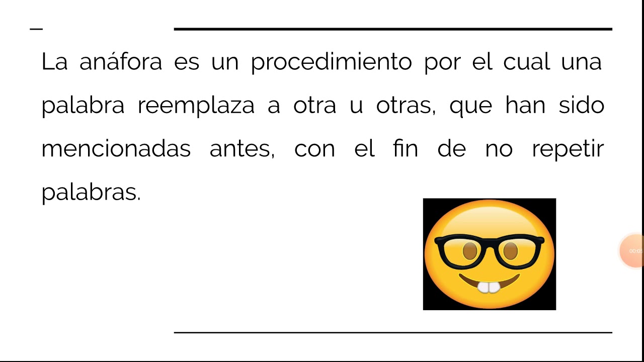 La anáfora para 5to grado de primaria - YouTube