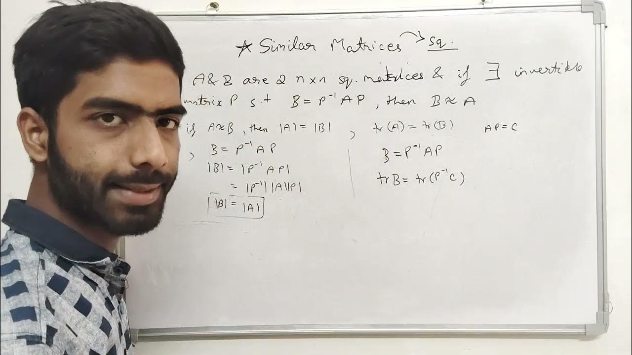 Similar Matrices | Linear Algebra - YouTube